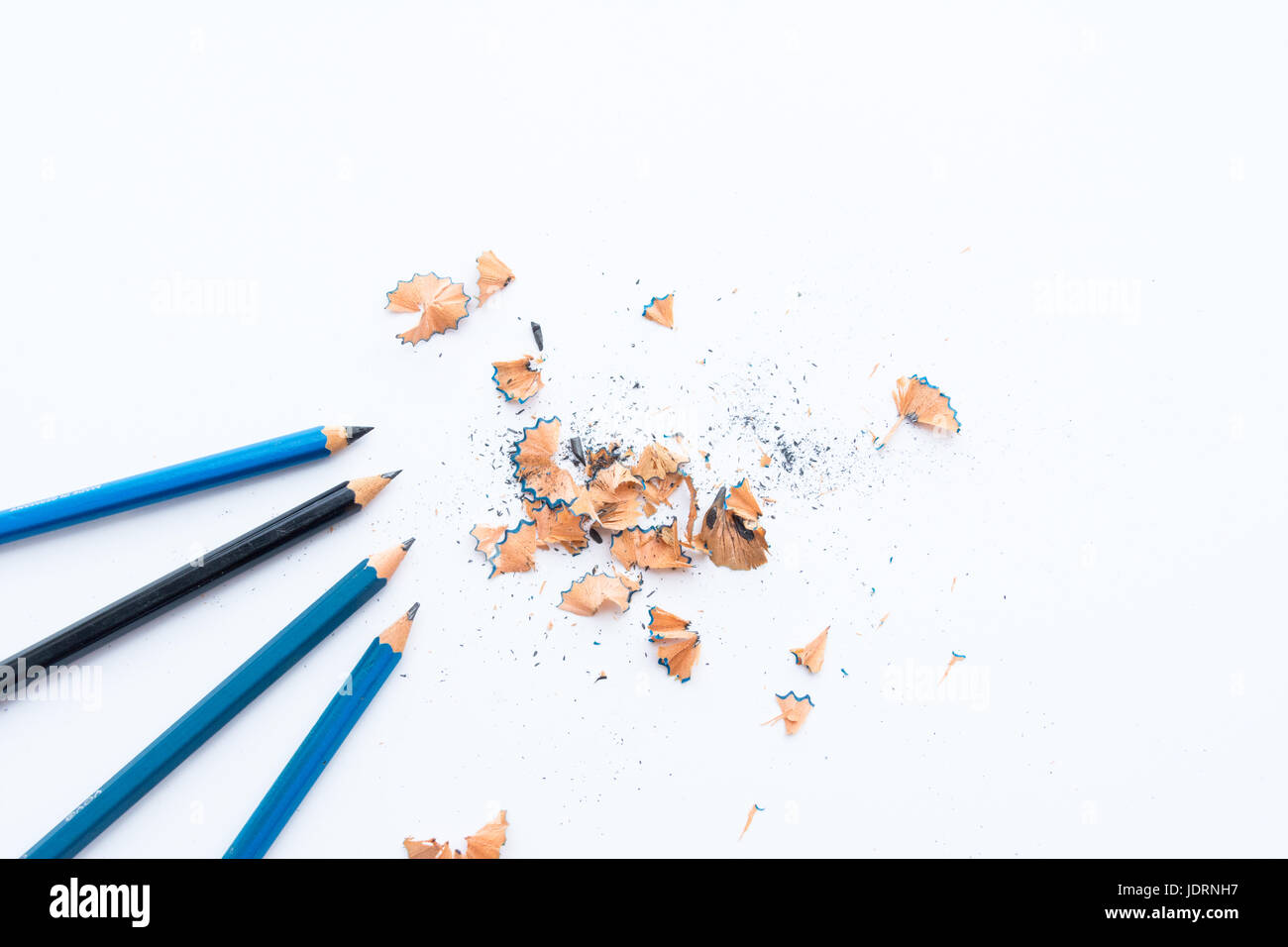 pencil on white background Stock Photo - Alamy