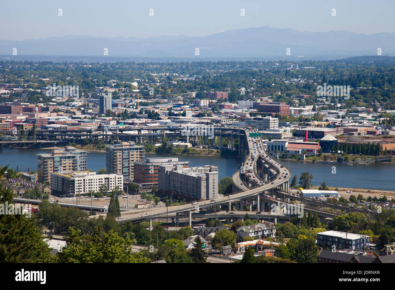 Portland and oregon and aerial hi-res stock photography and images - Alamy