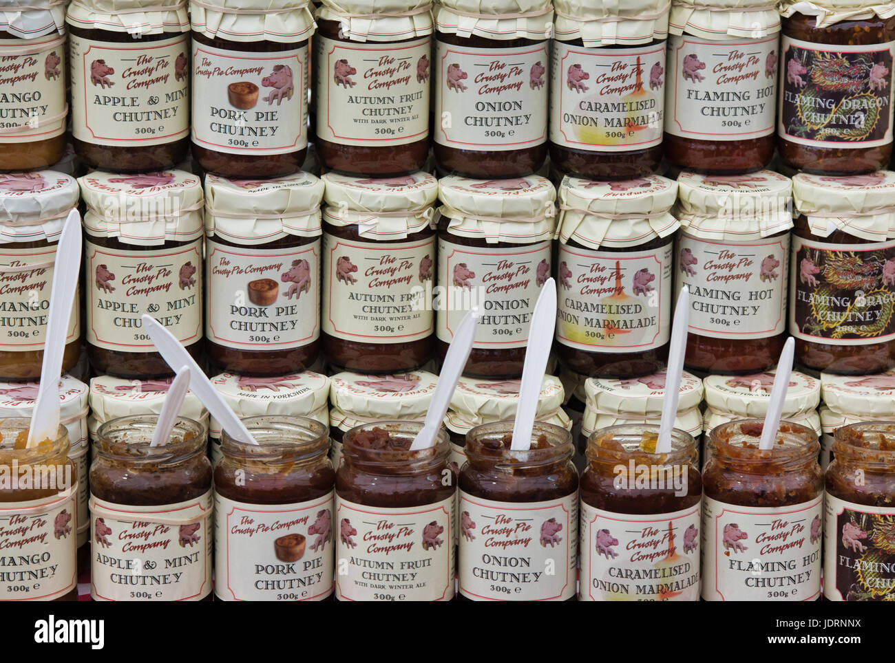 Jars of chutney hi-res stock photography and images - Alamy