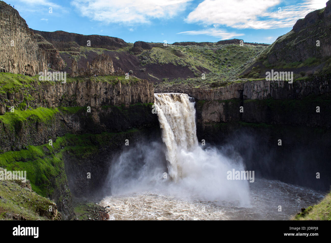 River canyon and Palouse Falls Stock Photo - Alamy