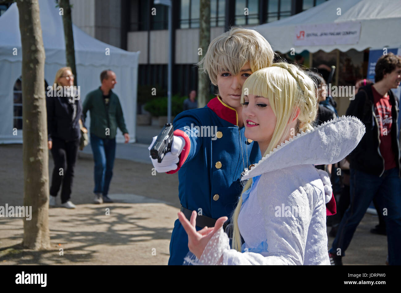 Manga and Coldplay at Japan-Day in Duesseldorf Stock Photo - Alamy