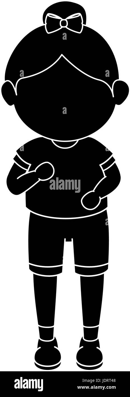 Girl running cartoon icon vector graphic illustration Stock Vector ...
