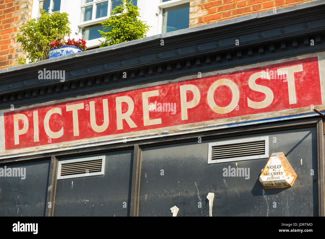 Picture post magazine mast-head logo / advert advertised on a shop ...