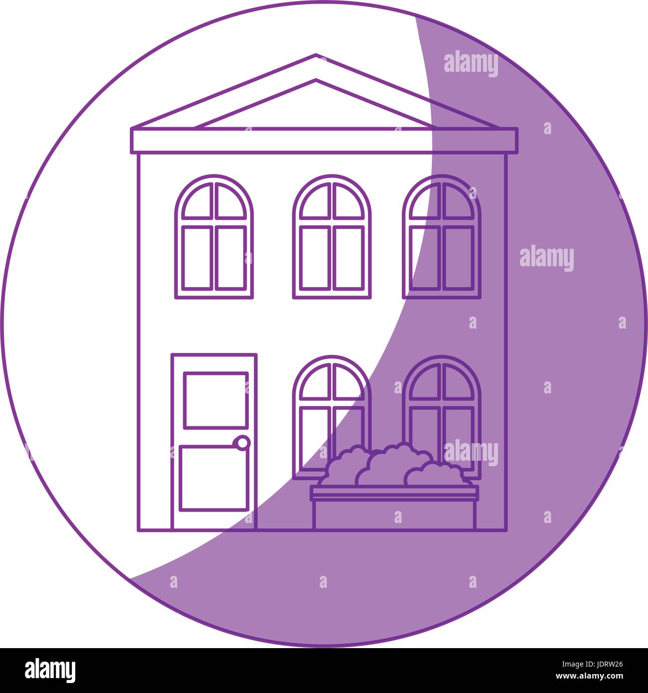 isolated home building icon vector graphic illustration Stock Vector ...