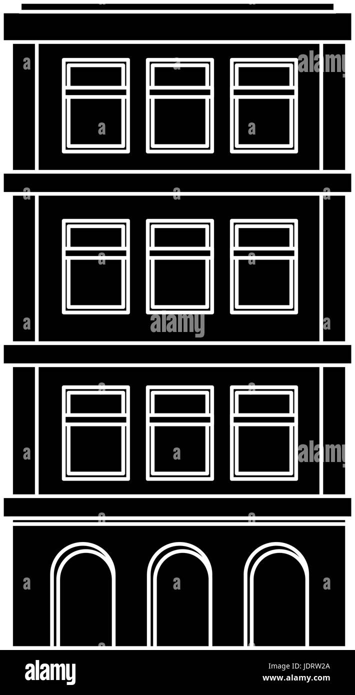 urban building tower icon vector graphic illustration Stock Vector ...