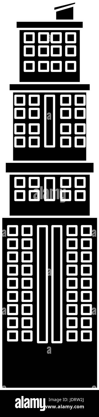 urban building tower icon vector graphic illustration Stock Vector ...