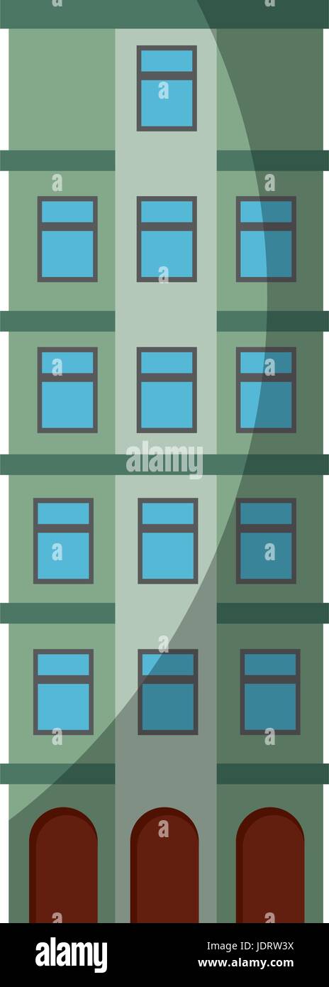 urban building tower icon vector graphic illustration Stock Vector ...