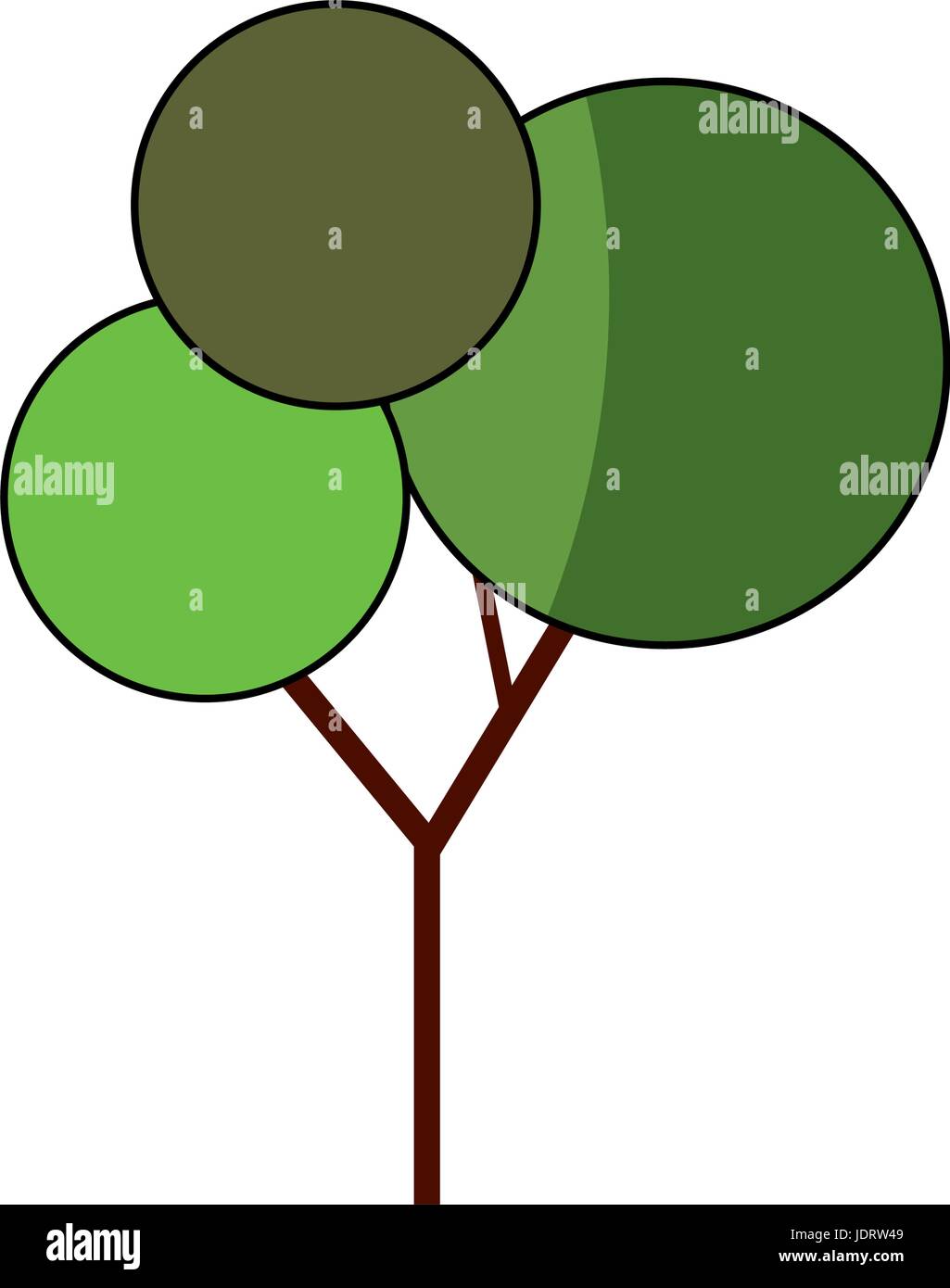 nature tree symbol icon vector graphic illustration Stock Vector Image ...