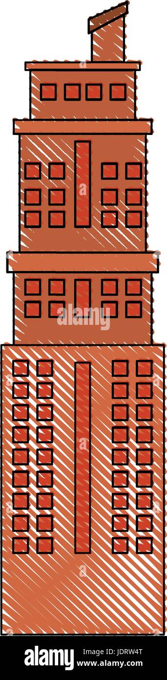 isolated building tower icon vector graphic illustration Stock Vector ...