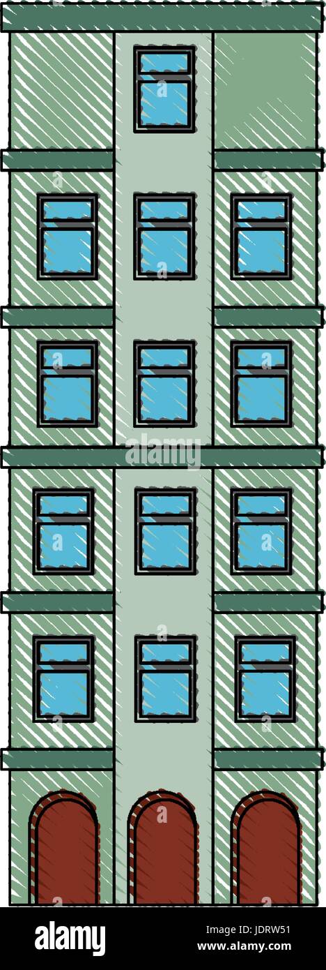 isolated building tower icon vector graphic illustration Stock Vector ...