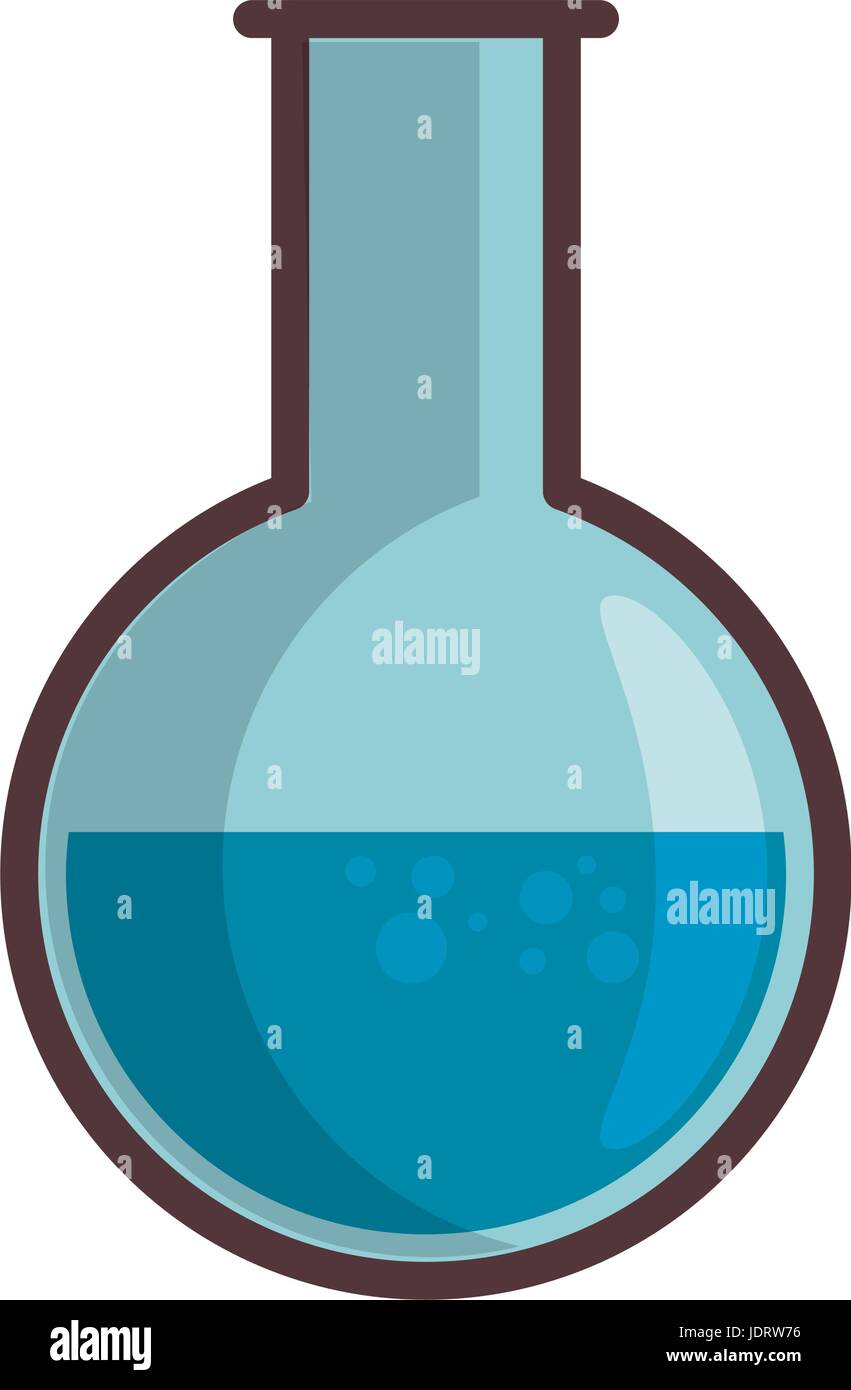 beaker chemistry laboratory vector illustration graphic design Stock ...