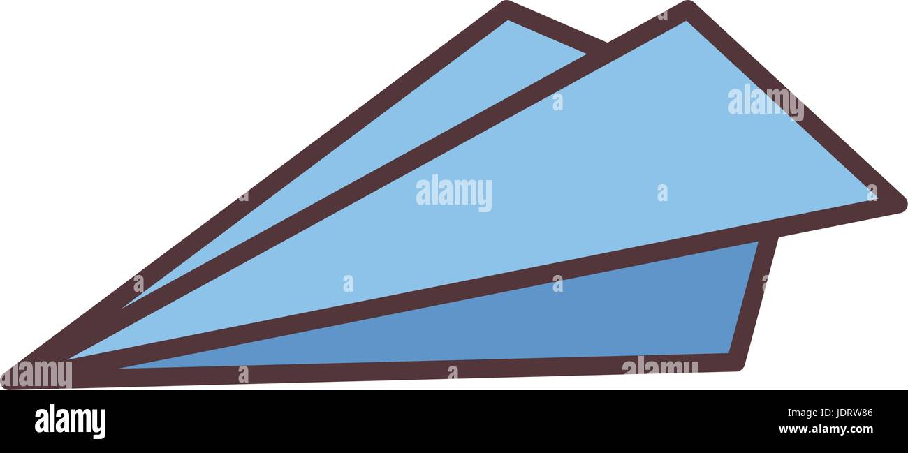 isolated paper airplane vector illustration graphic design Stock Vector ...