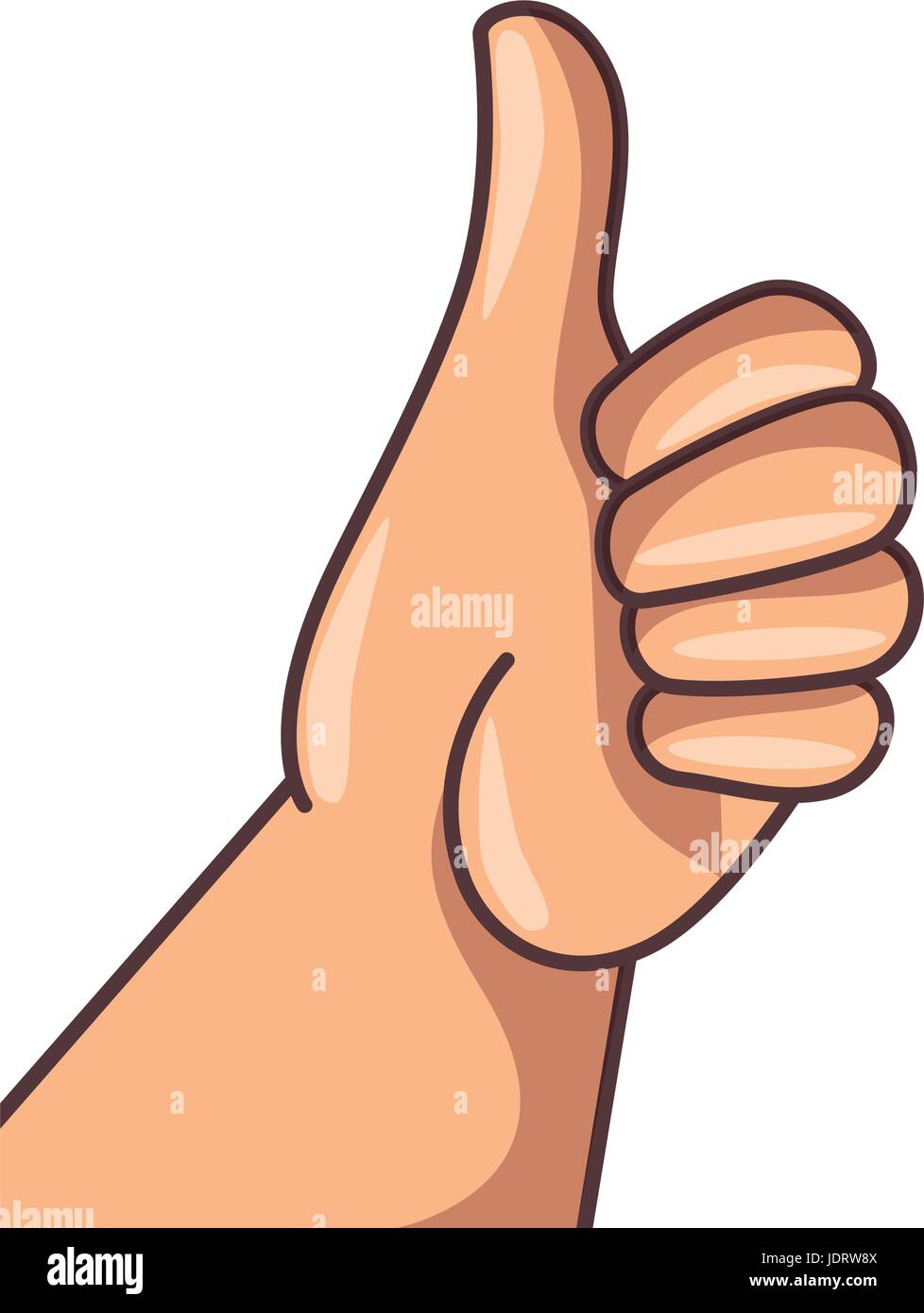 isolated positive hand vector illustration graphic design Stock Vector ...