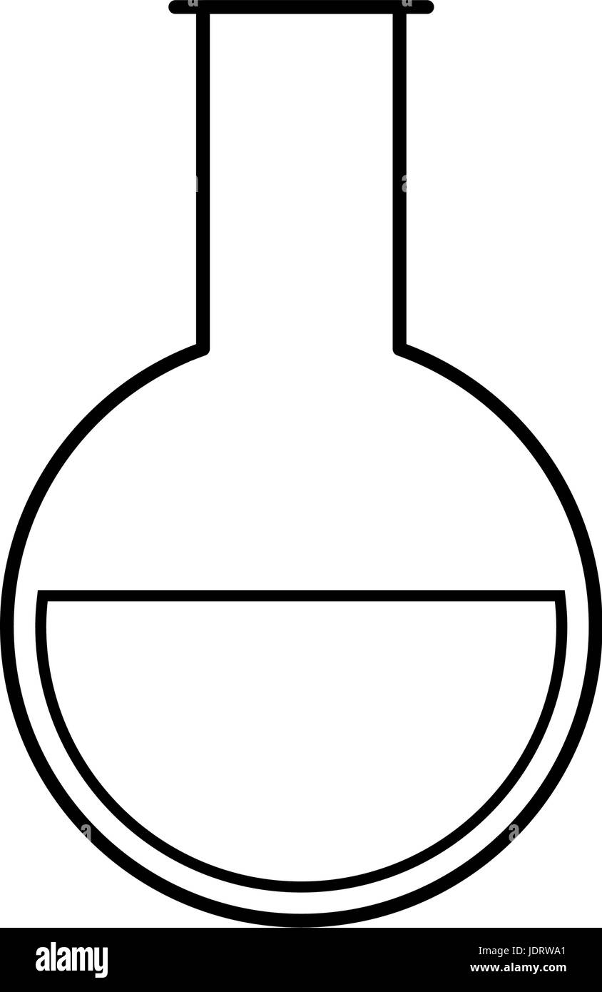 beaker chemistry laboratory vector illustration graphic design Stock ...