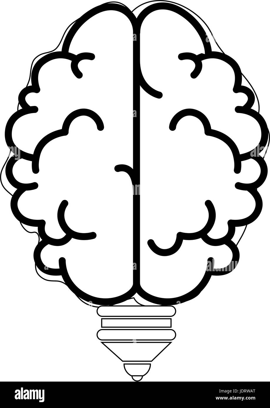 isolated abstract brain icon vector illustration graphic design Stock ...