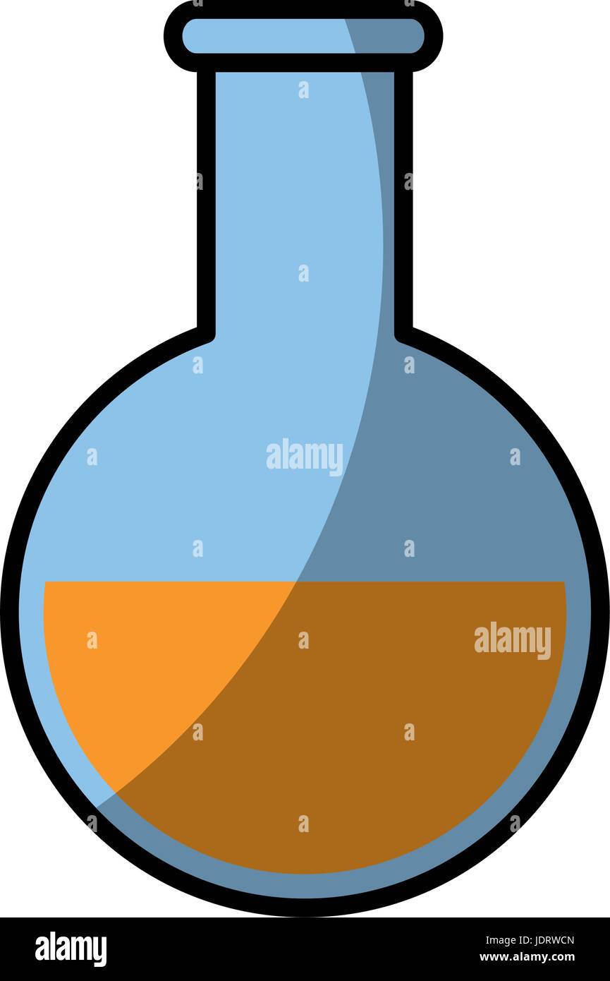 beaker chemistry laboratory vector illustration graphic design Stock ...