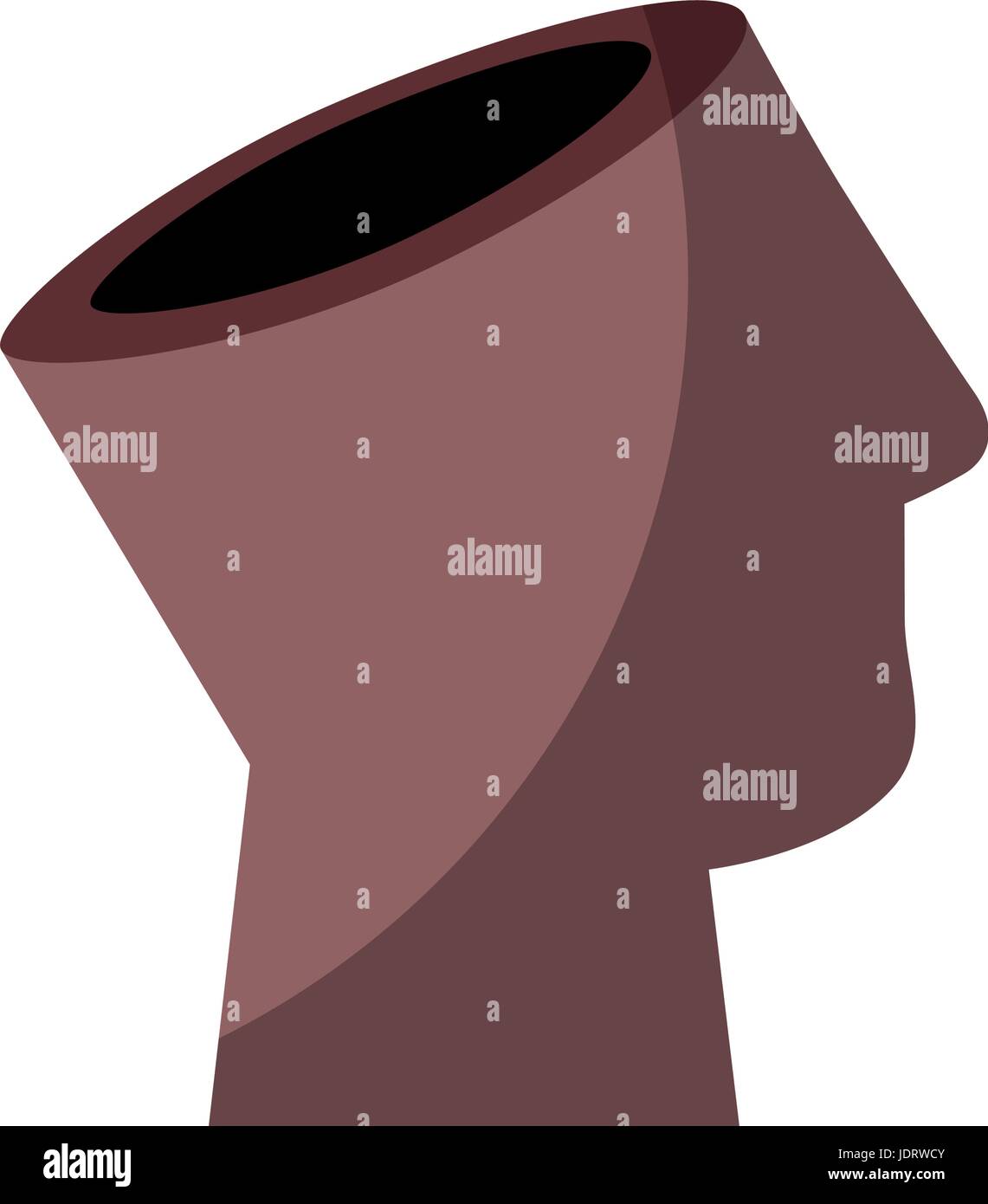 isolated abstract open mind vector illustration graphic design Stock ...