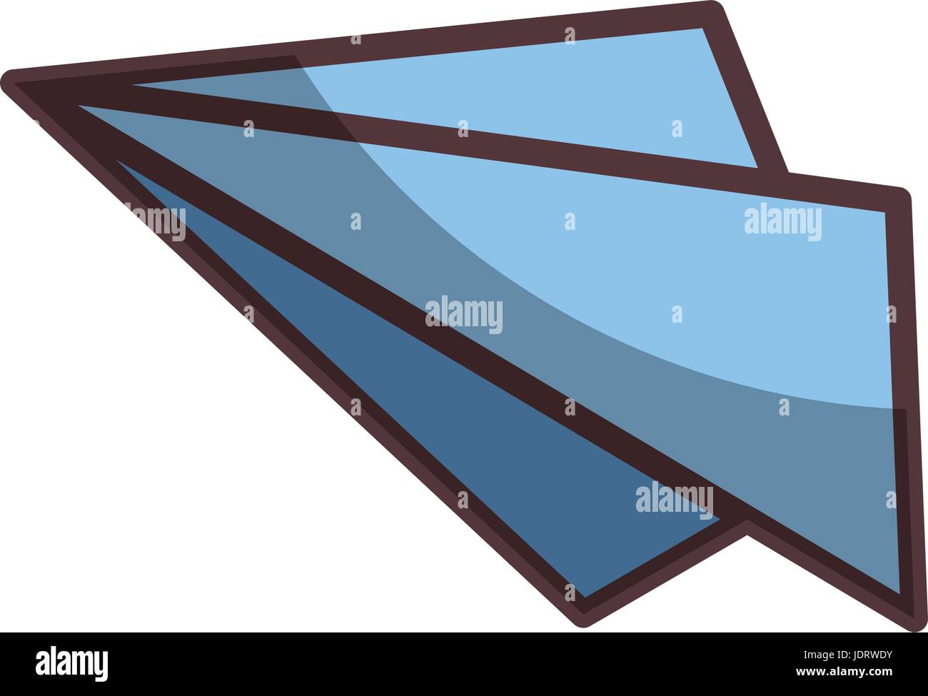 isolated paper airplane vector illustration graphic design Stock Vector ...