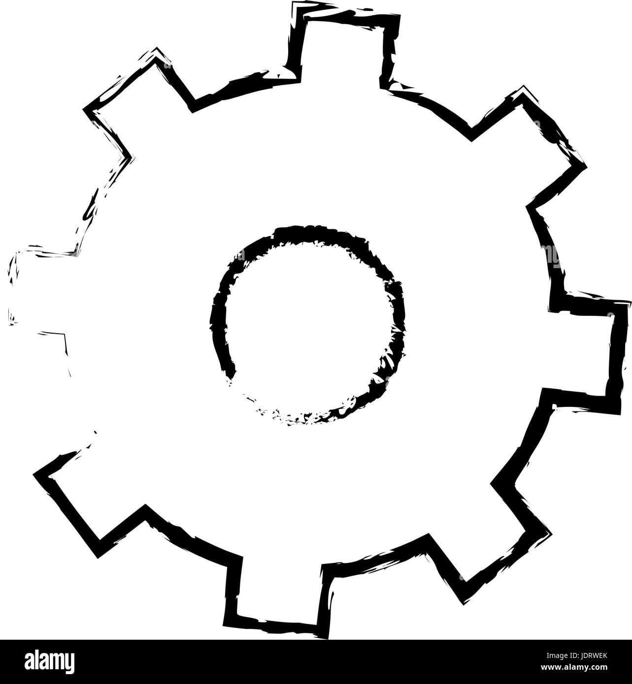 isolated gear icon vector illustration graphic design Stock Vector ...