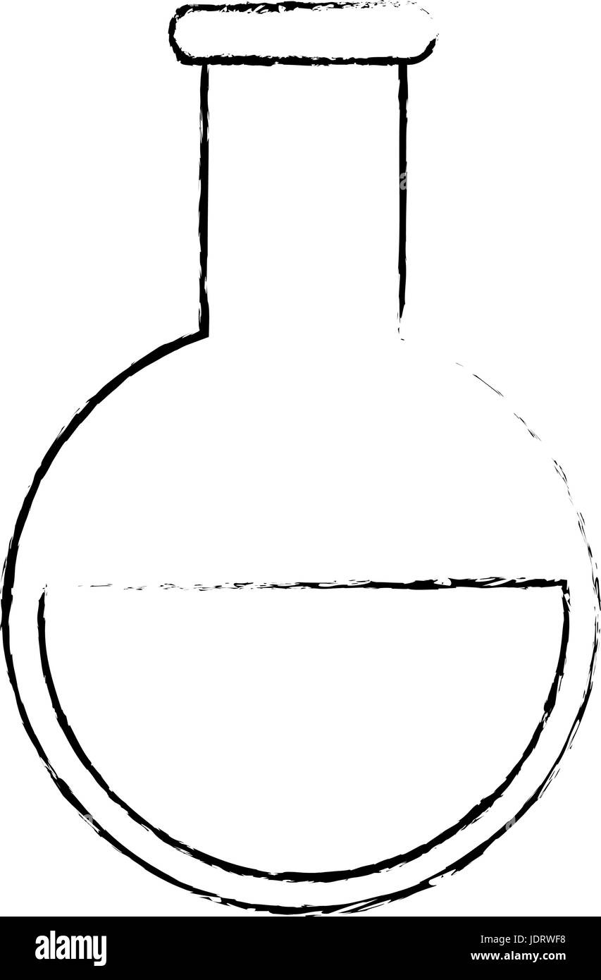 beaker chemistry laboratory vector illustration graphic design Stock ...