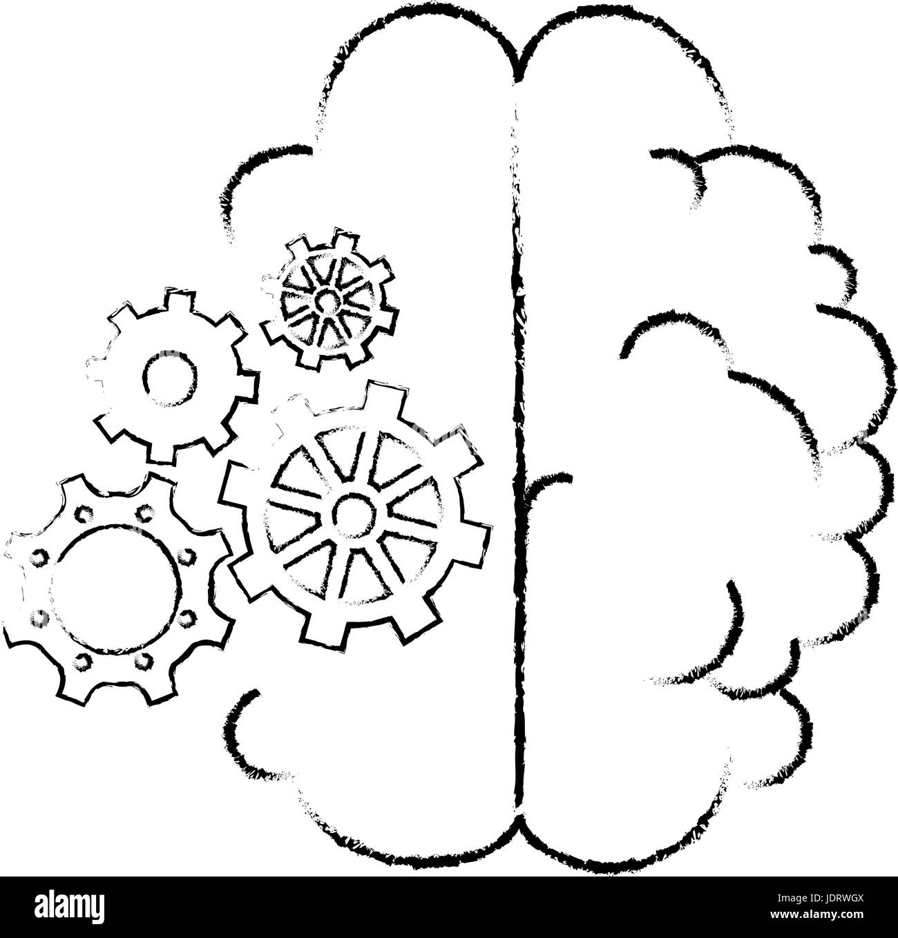 isolated abstract brain icon vector illustration graphic design Stock ...