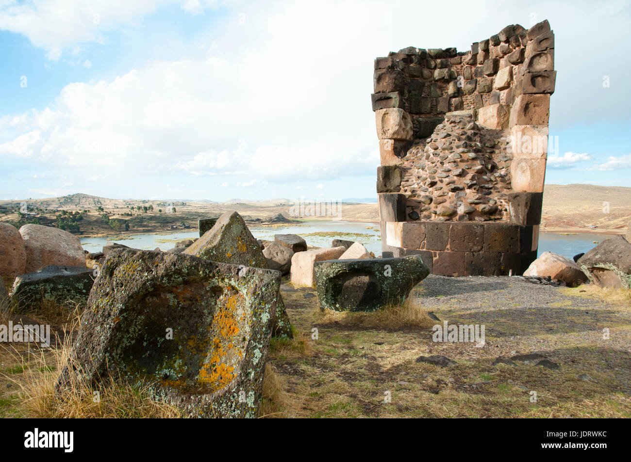 Sillustani Burial Ground - Peru Stock Photo - Alamy