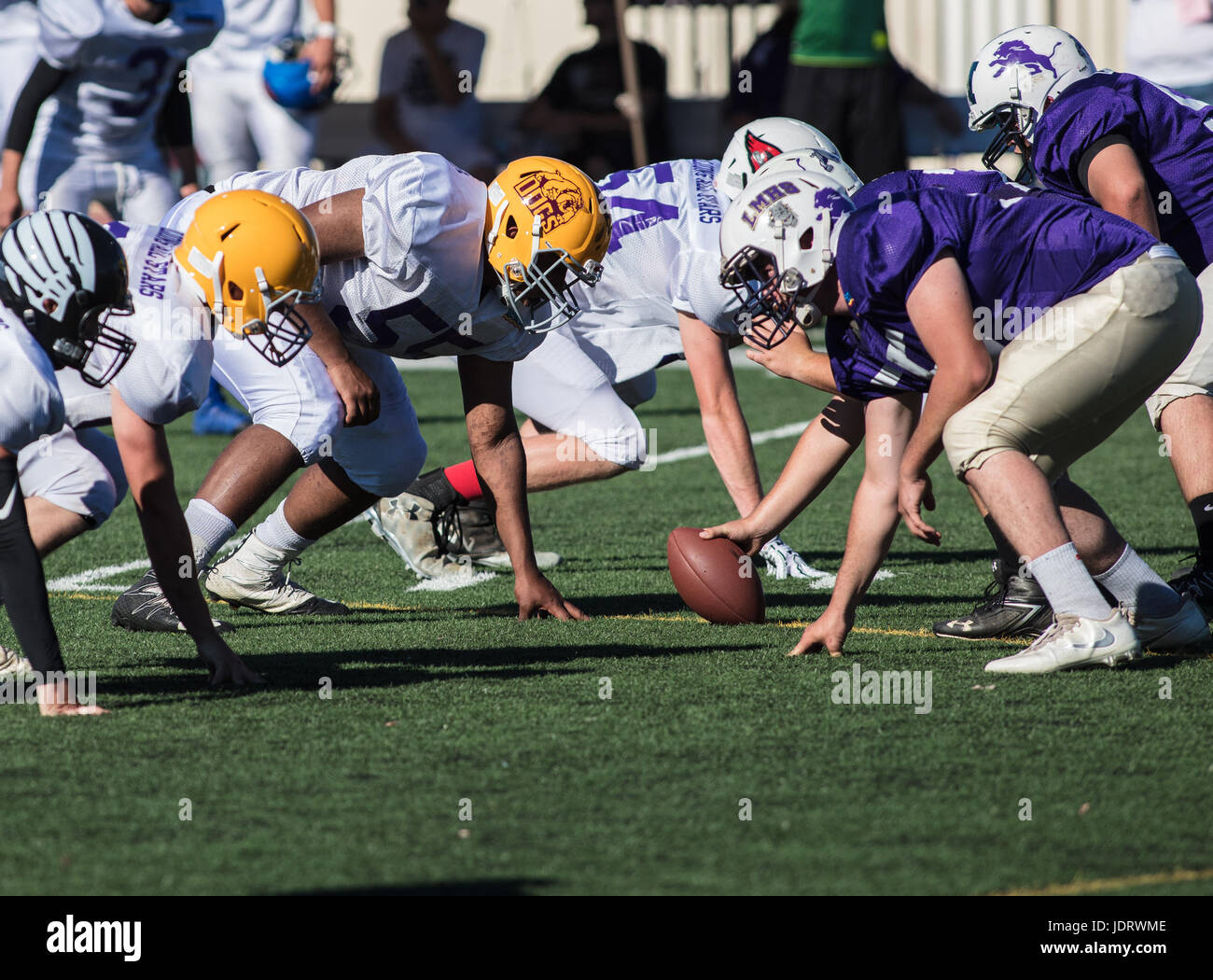 NORCAL Lions Club Football All Star game in Oroville, California Stock ...