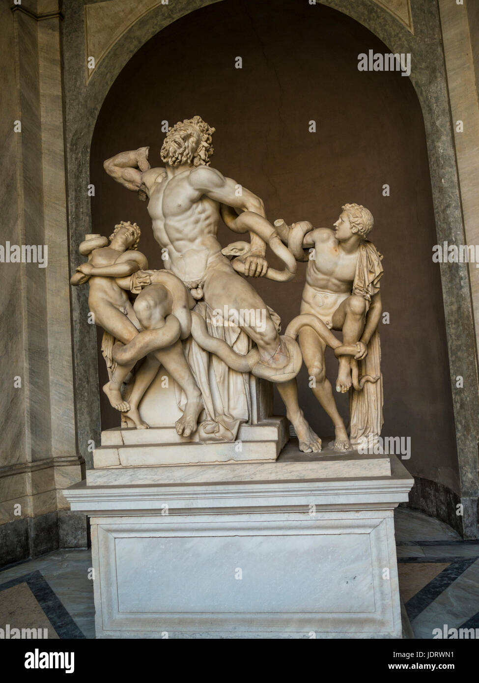 Roman Sculptures in the Vatican Museums in Rome Italy Stock Photo - Alamy