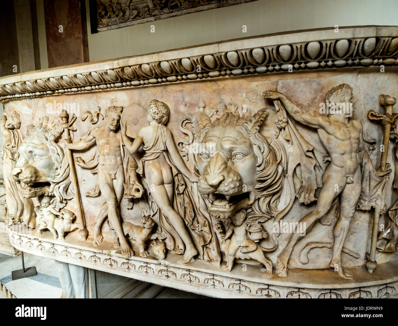 Roman Sculptures in the Vatican Museums in Rome Italy Stock Photo - Alamy