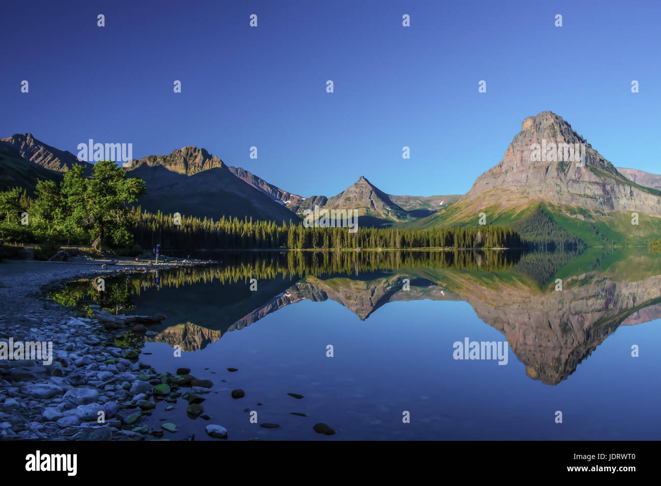 Upper Two Medicine Lake Stock Photo - Alamy