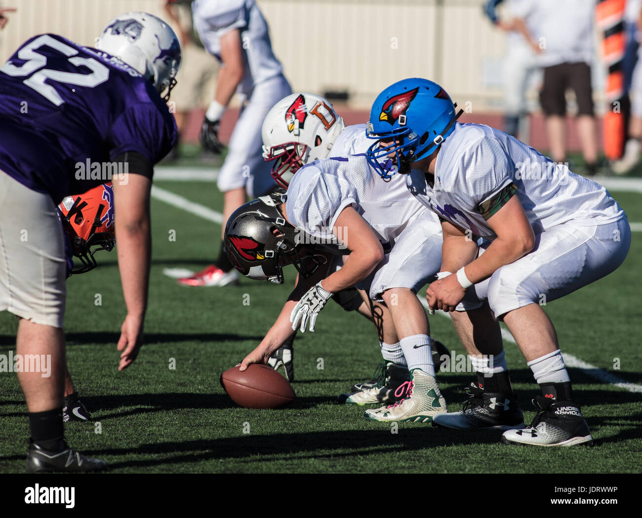 NORCAL Lions Club Football All Star game in Oroville, California Stock ...