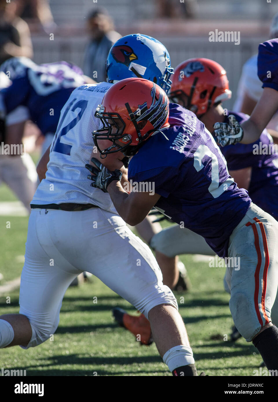 NORCAL Lions Club Football All Star game in Oroville, California Stock ...