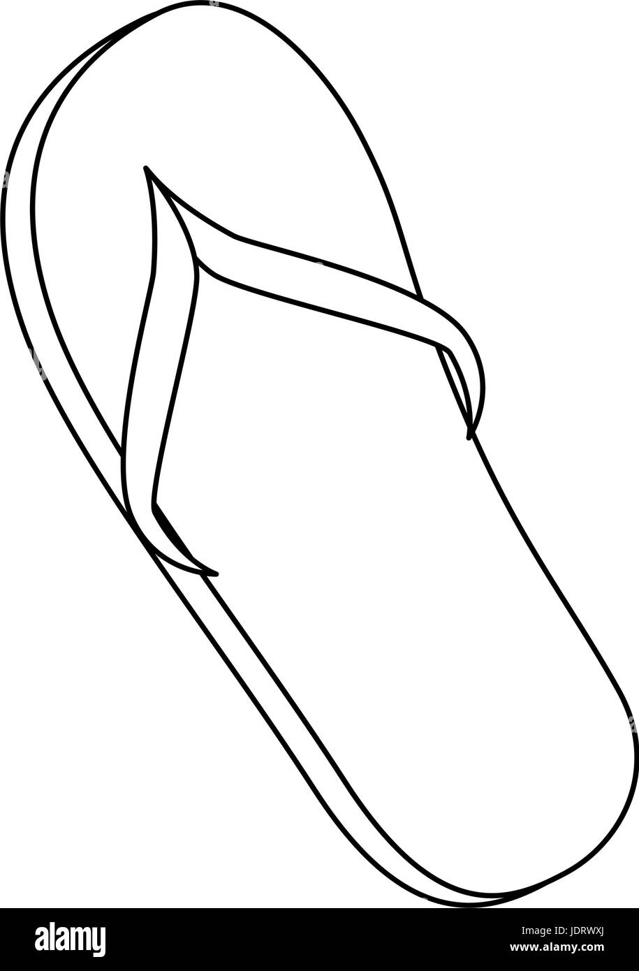 isolated beach flip flops icon vector graphic illustration Stock Vector Image & Art - Alamy