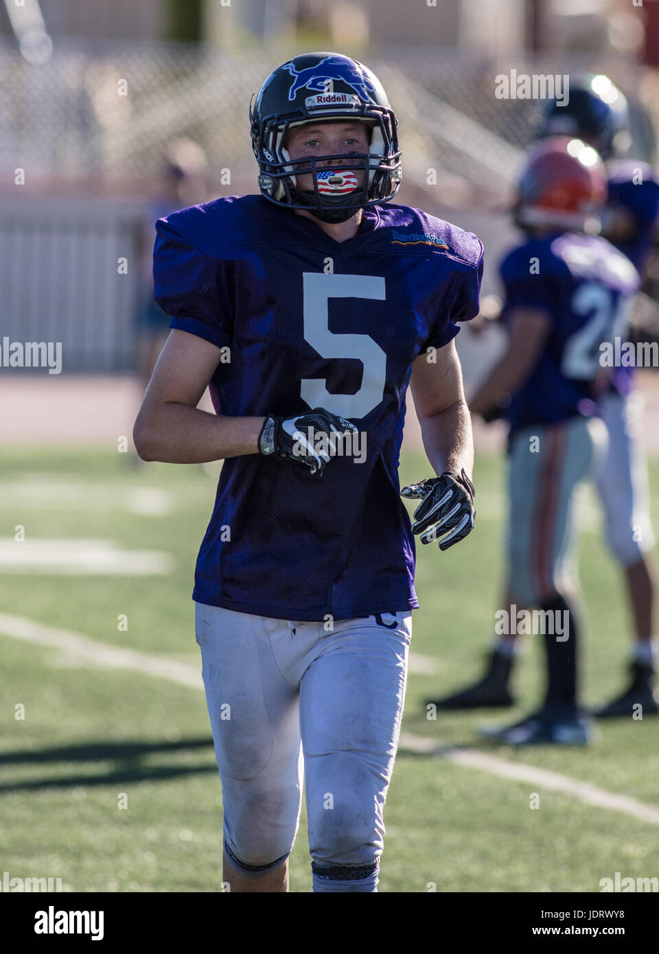 NORCAL Lions Club Football All Star game in Oroville, California Stock ...