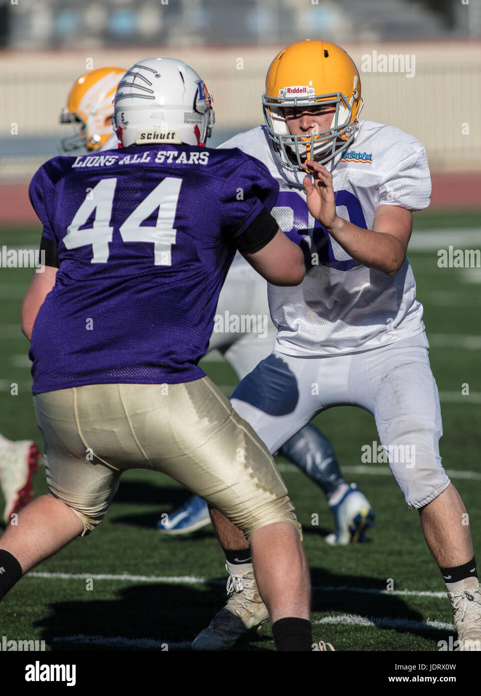 NORCAL Lions Club Football All Star game in Oroville, California Stock ...