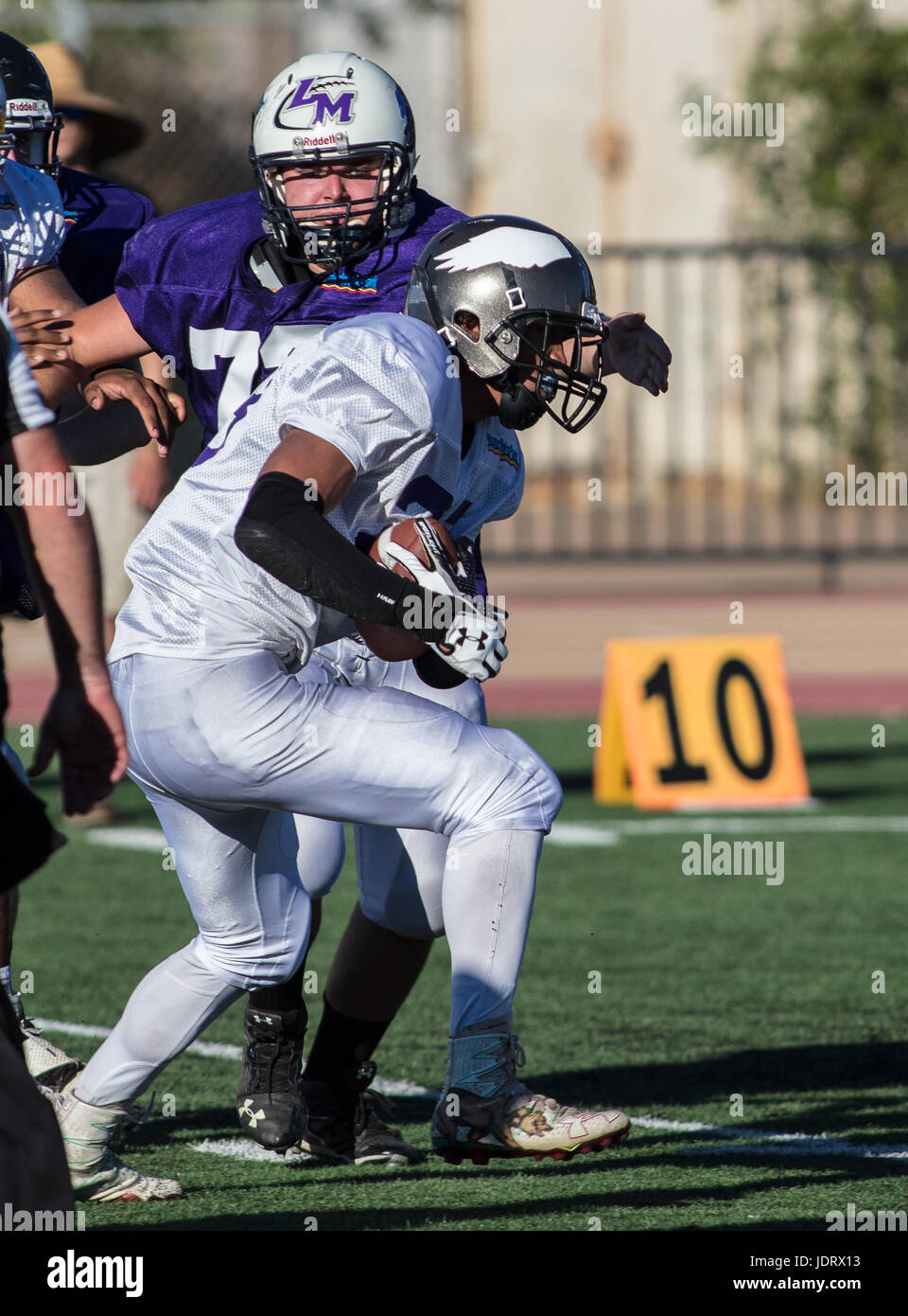 NORCAL Lions Club Football All Star game in Oroville, California Stock ...