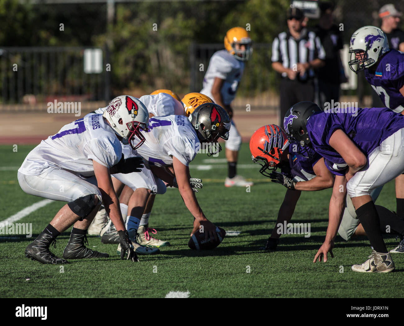 NORCAL Lions Club Football All Star game in Oroville, California Stock ...
