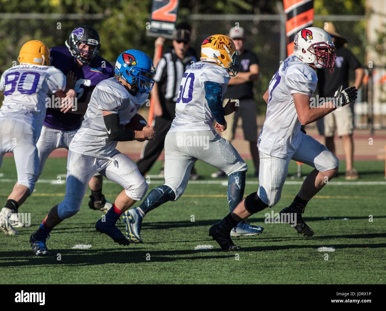 NORCAL Lions Club Football All Star game in Oroville, California Stock ...