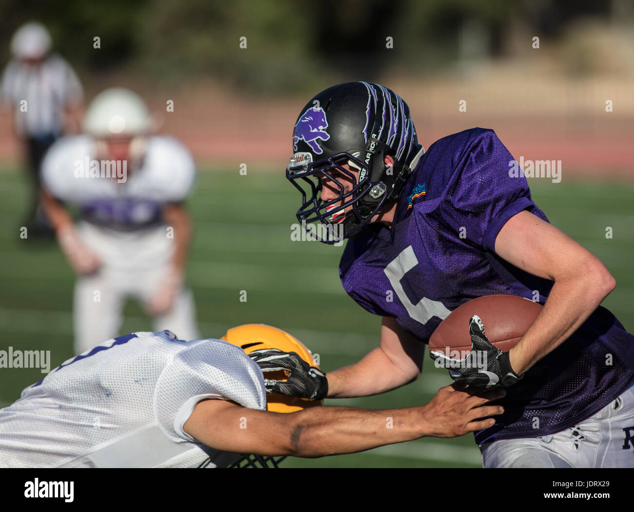 NORCAL Lions Club Football All Star game in Oroville, California Stock ...