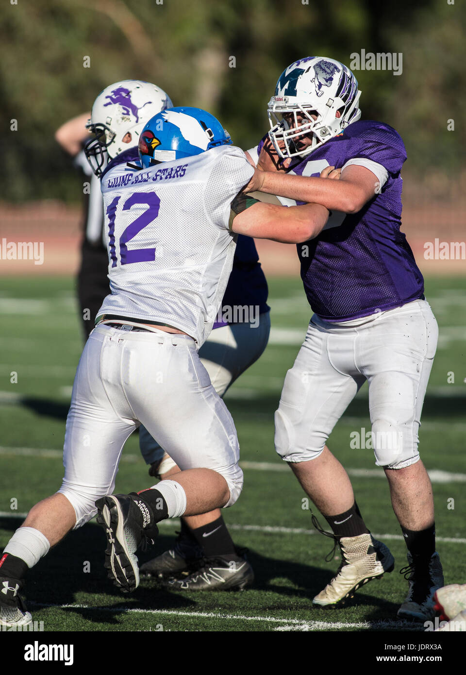NORCAL Lions Club Football All Star game in Oroville, California Stock ...