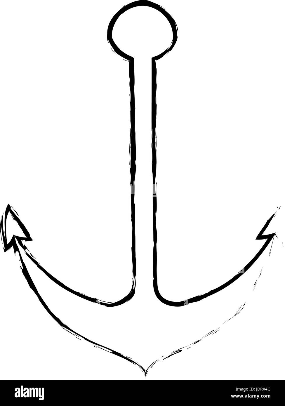 isolated heavy anchor icon vector graphic illustration Stock Vector ...