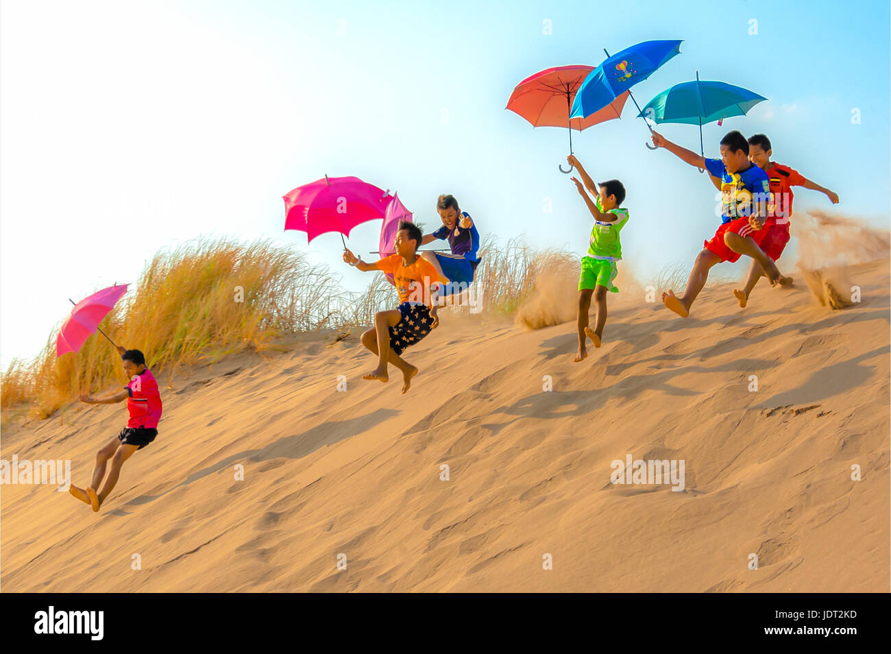 Sliding down dunes hi-res stock photography and images - Alamy