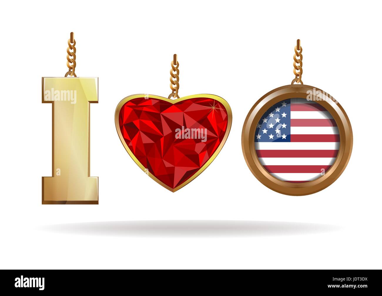 I love america hi-res stock photography and images - Alamy