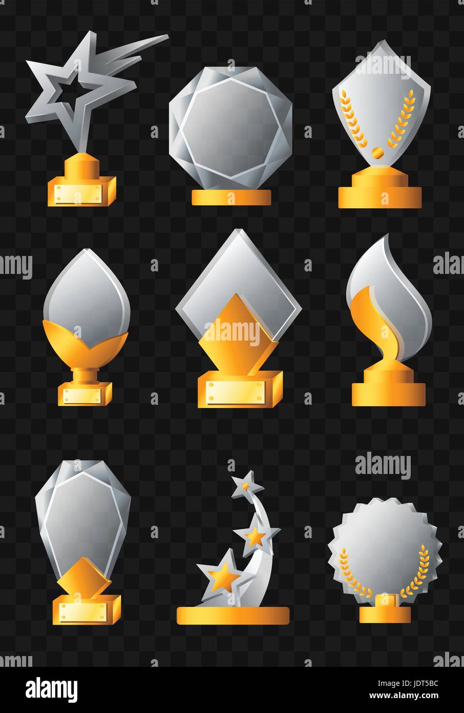 Art award best black Stock Vector Images - Alamy