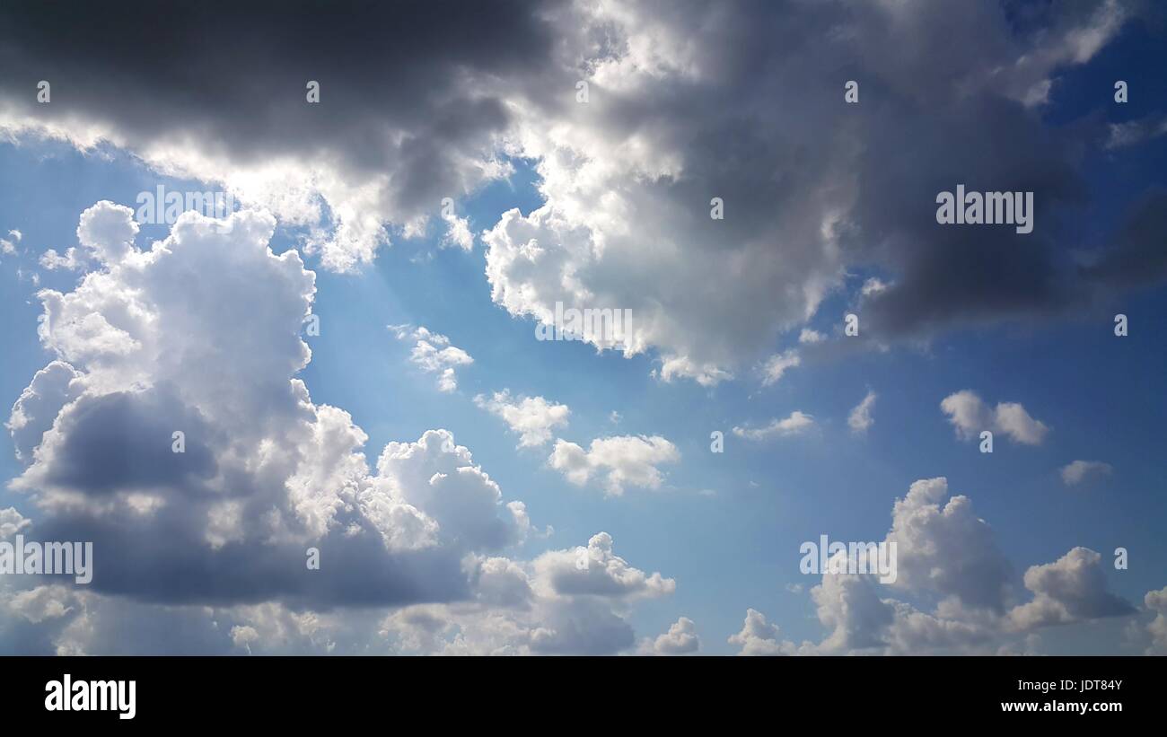 Dark cloudy sky in rainy season Stock Photo - Alamy