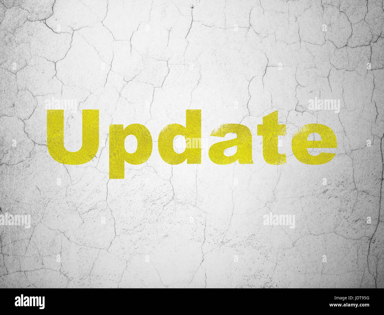 Web design concept: Update on wall background Stock Photo - Alamy