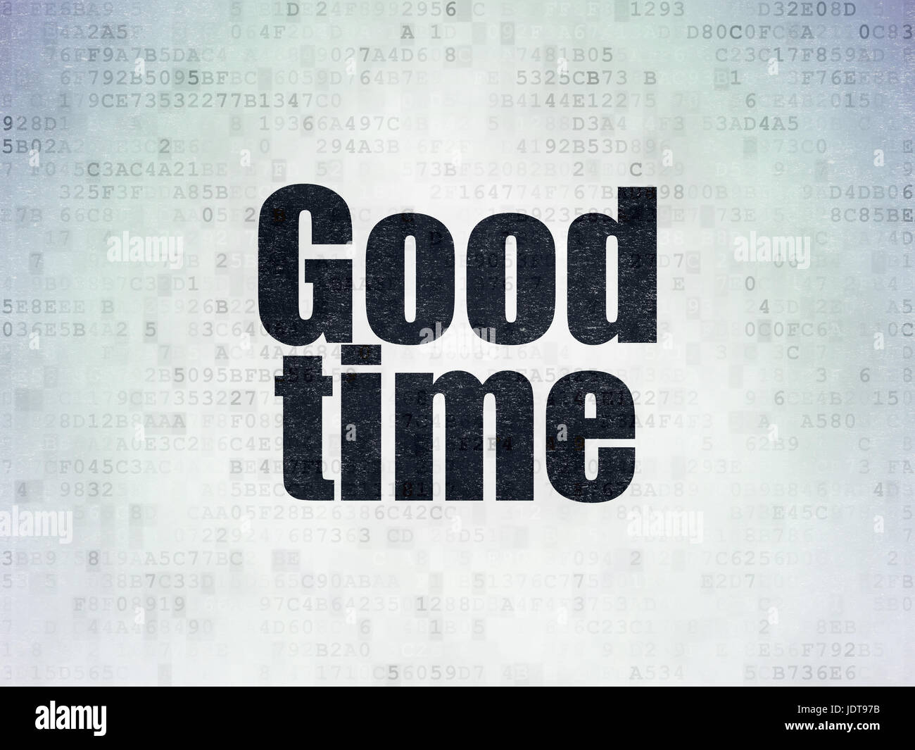 Timeline concept: Good Time on Digital Data Paper background Stock ...