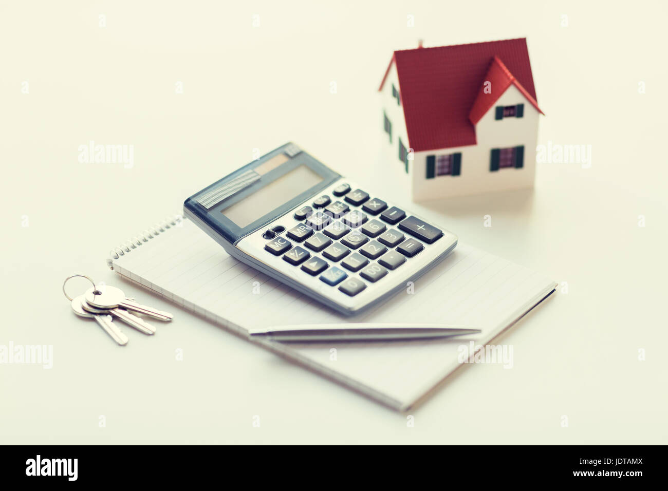 Calculator house model real hi-res stock photography and images - Alamy