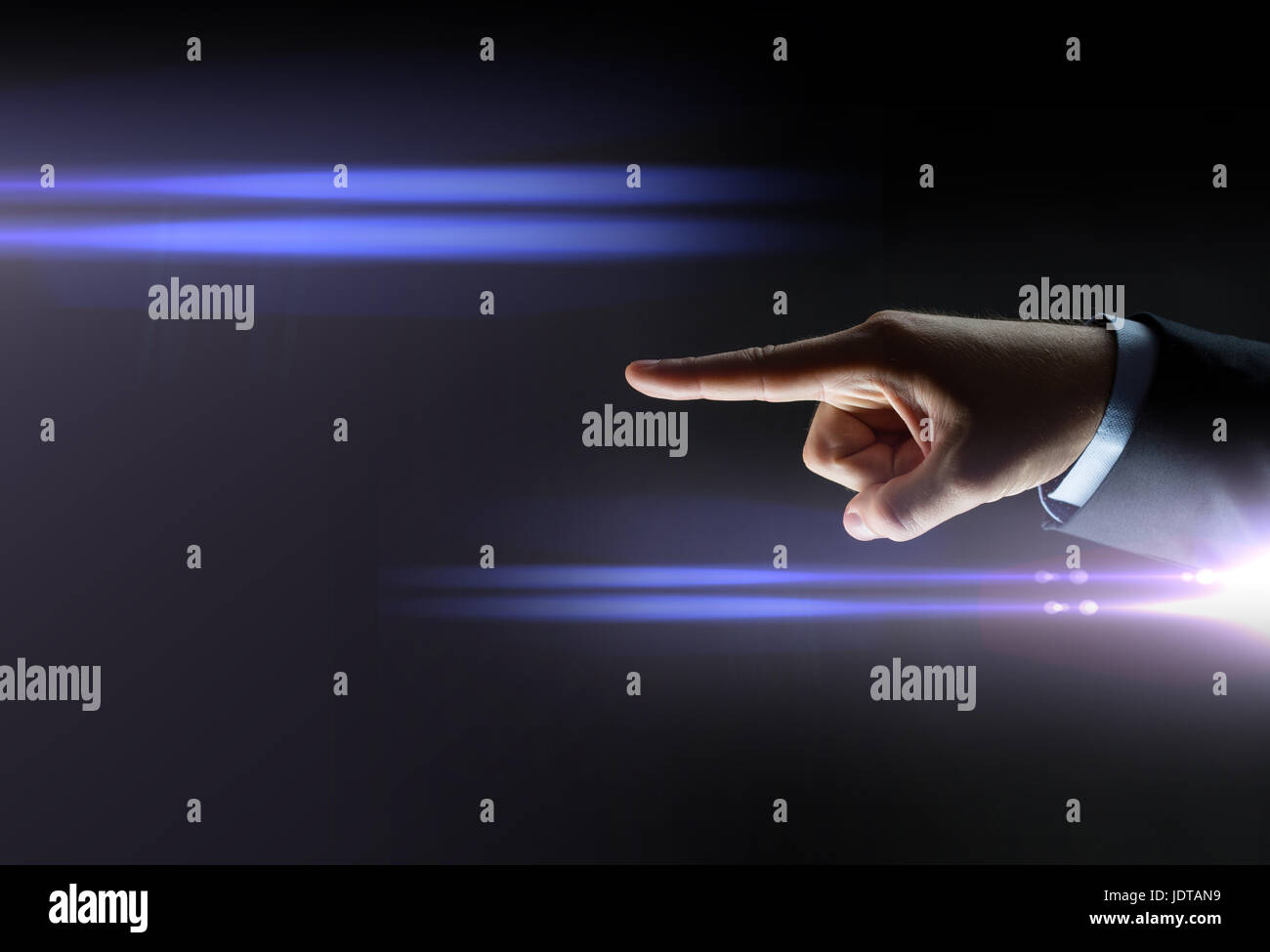 close up of businessman hand pointing finger Stock Photo - Alamy