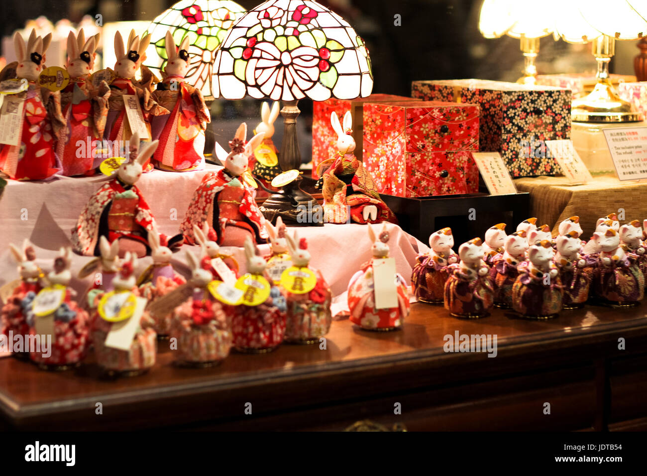 Unique music boxes sold in Otaru Music Box Museum Stock Photo - Alamy